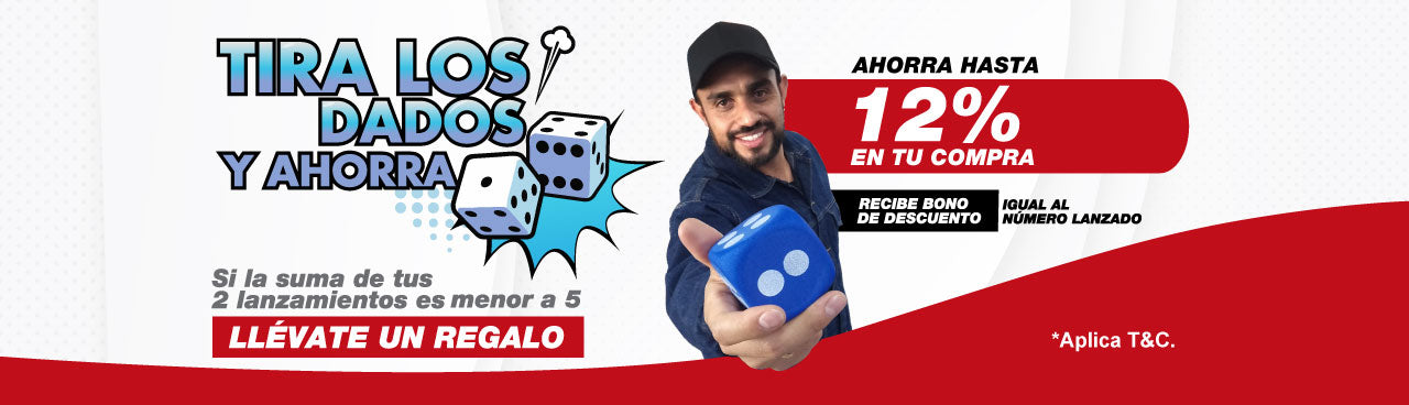 Términos y condiciones – TIRA LOS DADOS Y AHORRA – Tool Store