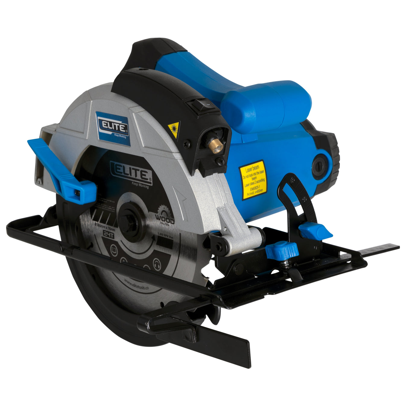 Sierra circular 1.550 W 5.800 RPM con guía láser Rf. CHS16 ELITE – Tool Store