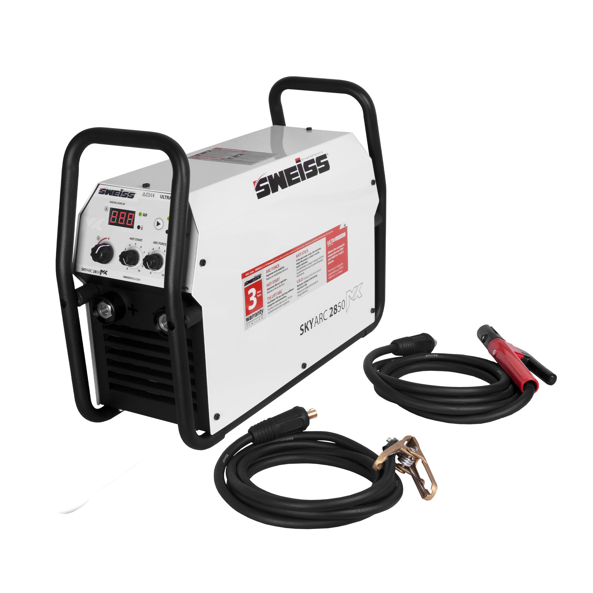 Soldador inversor SWEISS SKYARC 2850 MX 280A 220/440V TIG MMA VRD ...
